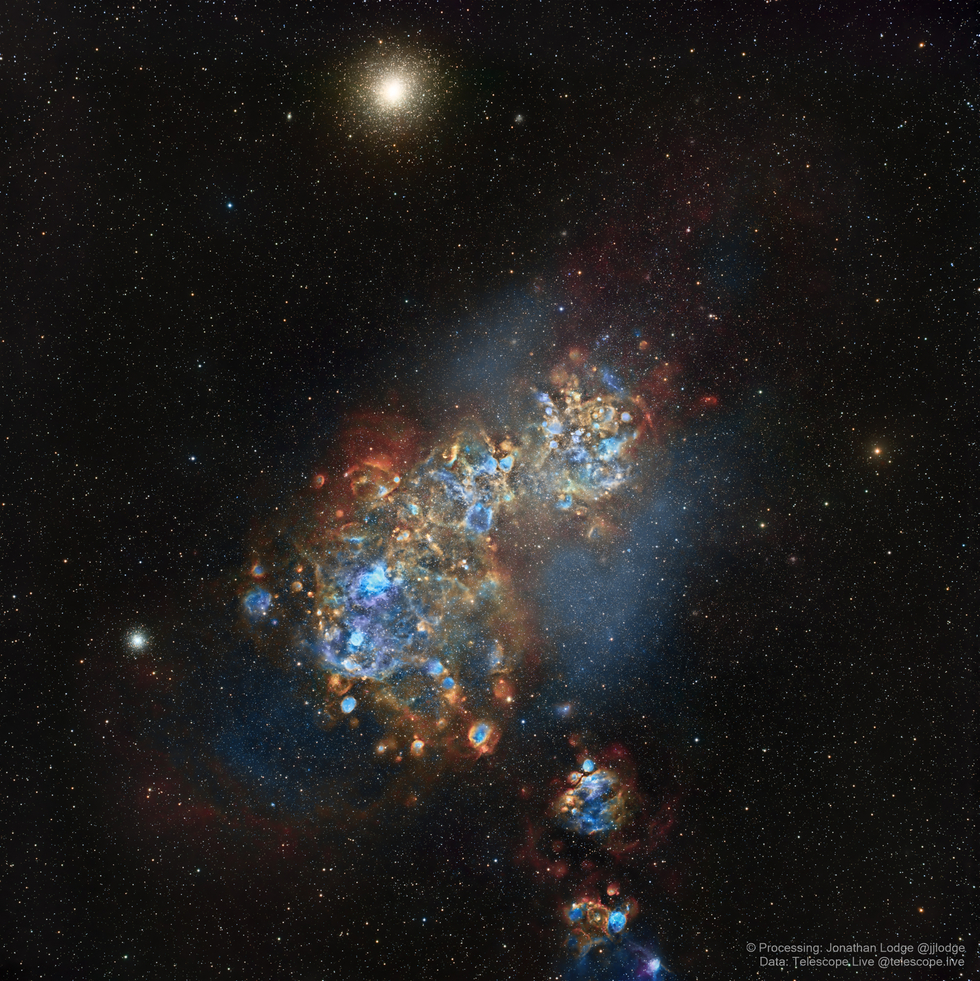 Small Magellanic Cloud SHO/LRGB Blend | Telescope Live